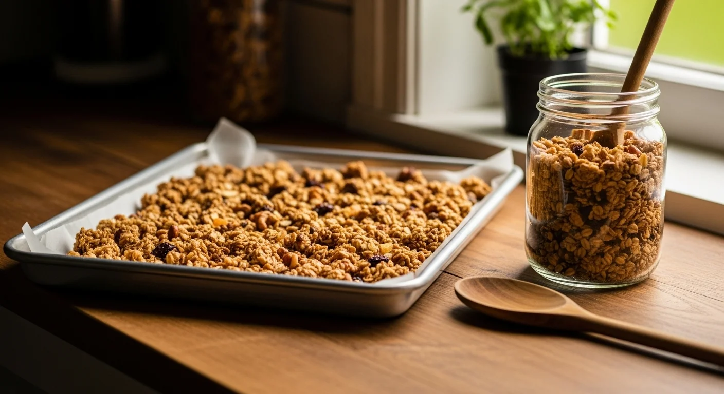 How to Make Crunchy Homemade Granola for Breakfast or Snacks